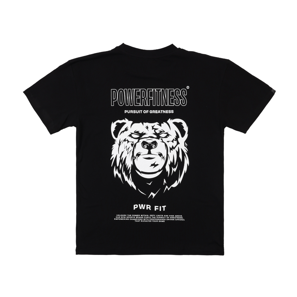 Ursa Oversized Tee (Black) – Power Fitness UK