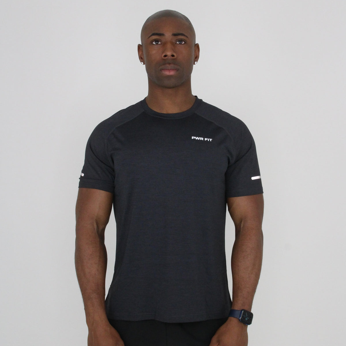 Hybrid Tee (Slate Black) – Power Fitness UK
